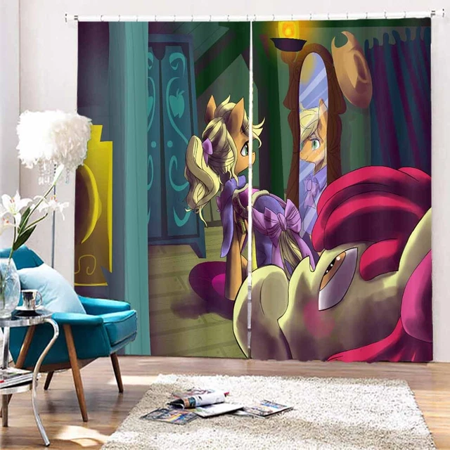 SPIRIT STALLION CIMARRON 3D Blockout Photo Print Curtain Fabric ...