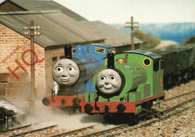 PICTURE POSTCARD, THOMAS the Tank Engine and Friends, Edward and Percy ...
