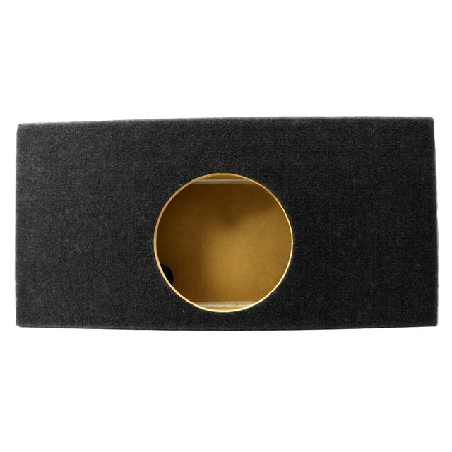 10& SUBWOOFER SPEAKER Box Enclosure Enclosure MDF Shallow Mount Ported ...