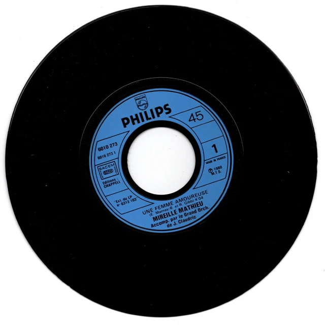 VINYLE: MIREILLE MATHIEU, Une Femme Amoureuse, Elle pense à Lui EUR 5 ...