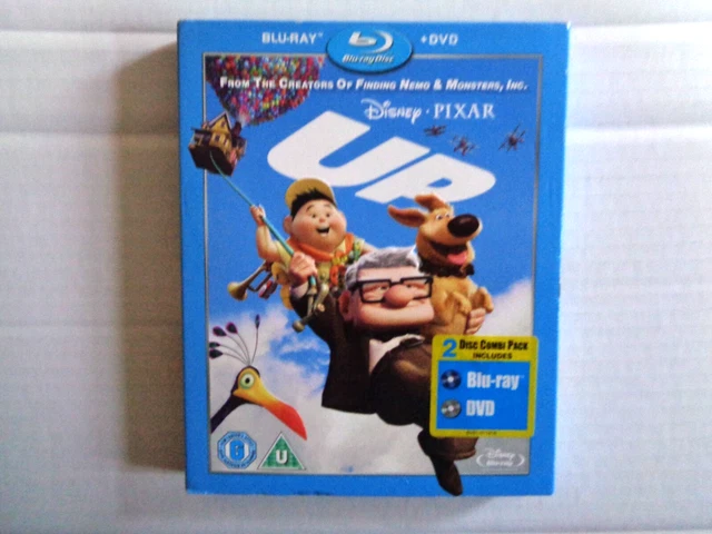 DISNEY PIXAR'S `UP` Blu-ray+DVD,Region B,Ed Asner,Christopher Plummer ...
