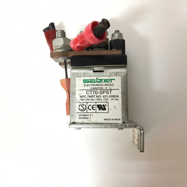 SALZER CT70-SPST CT70SPST Current Transformer 70A 240Vac / 50Hz Coil 24 ...
