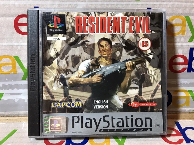 SONY PLAYSTATION PS1 Pal Game Resident Evil Platinum Version L👀K!!! £0. ...