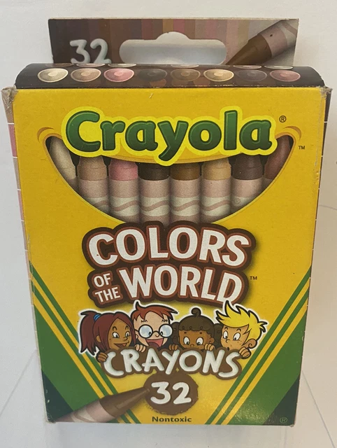 CRAYOLA COLORS OF The World Crayons Skin Tones NEW EUR 2,44 - PicClick DE