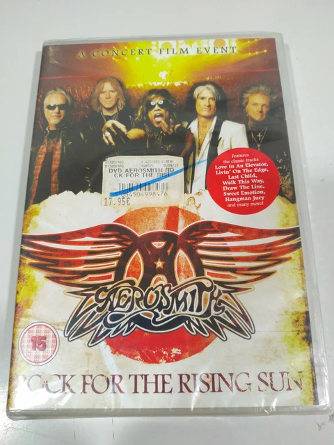 AEROSMITH ROCK FOR The Rising Sun Concert Film Event DVD + Bonus Région ...