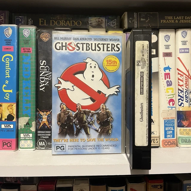 1984 GHOSTBUSTERS 1 15th Anniversary- Columbia VHS Small Box Bill ...