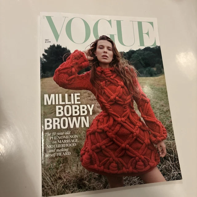 VOGUE : DECEMBER 2025 Millie Bobby Brown UNREAD VGC £14.00 - PicClick UK
