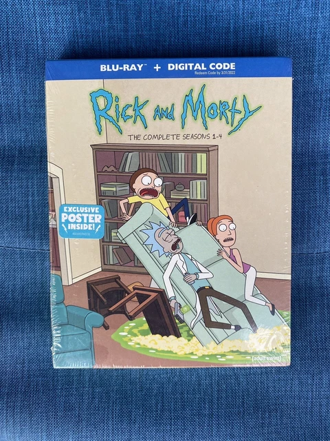 RICK AND MORTY: The Complete Seasons 1-4 (Blu-ray) £18.20 - PicClick UK