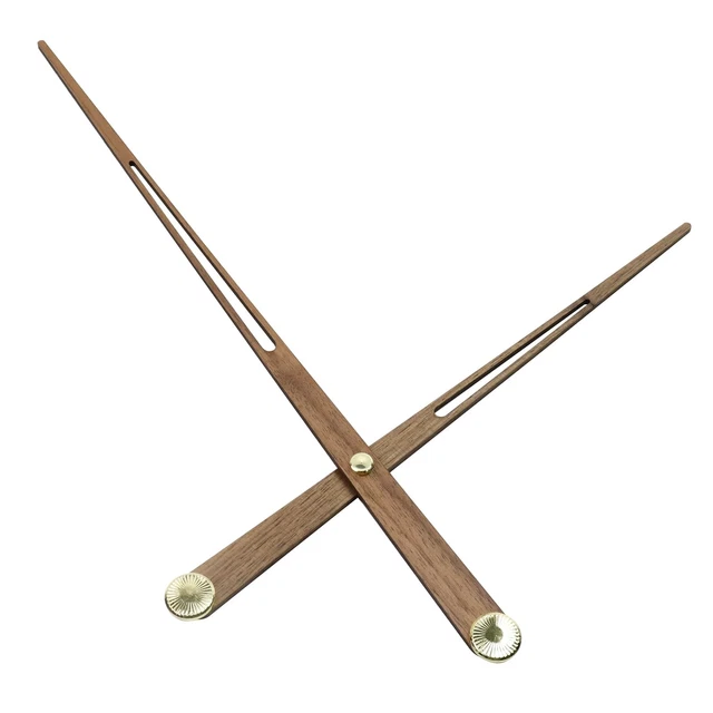 LONG SHAFT CLOCK Movement Hand Walnut Wooden Mechanism Clock Hand Clock ...