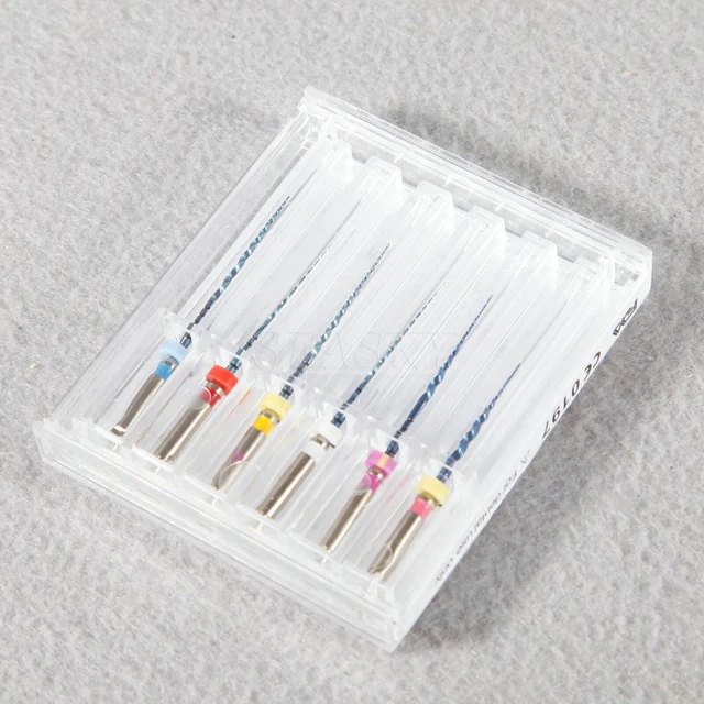 DENTAL ENDO HEAT Activated NiTi Rotary Files Engine Use Endocontic 25mm ...