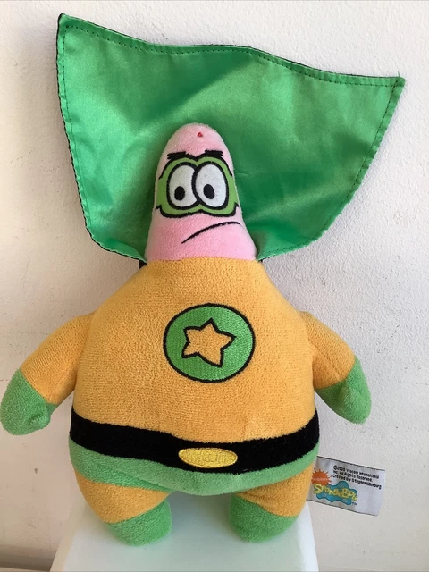 2009 PATRICK STAR Super Patrick Spongebob Squarepants Plush Toy 30cm £ ...
