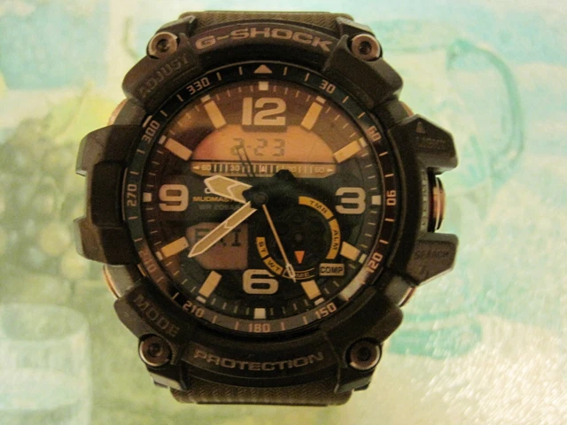 CASIO GG-1000-1A3 G-SHOCK Mudmaster Digitaluhr - grün. Modul 5476. EUR ...