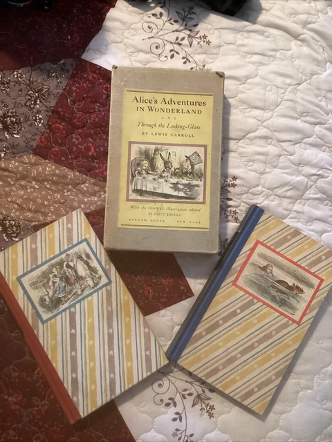 VTG 1946 BOX Set: Alice In Wonderland, Through The Looking Glass, 2 HC Volumes £23.11 - PicClick UK