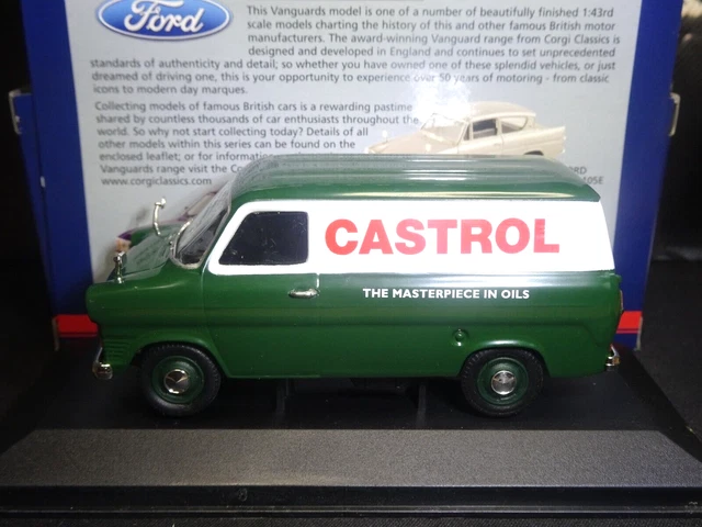 MEGA RARE 1/43 Corgi Vanguards Ford Transit Van Castrol Nla £0.99 ...