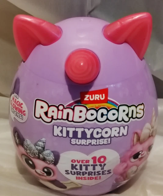 RAINBOCORN KITTYCORN Surprise, Pink Ears, Glowing Eyes, 10 Surprises ...