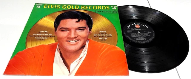 ELVIS PRESLEY'S GOLDEN records Vol 4 album MONO RD 7924 RED SPOT ...