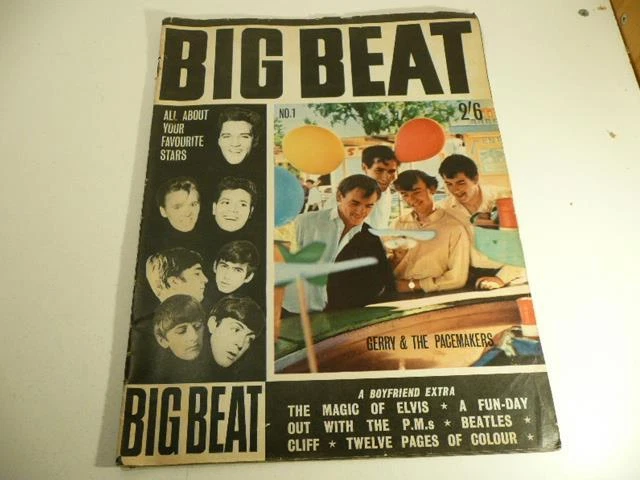 BIG BEAT MAGAZINE 1st ISSUE 1963-BEATLES-BILLY FURY-ELVIS -SHADOWS ...