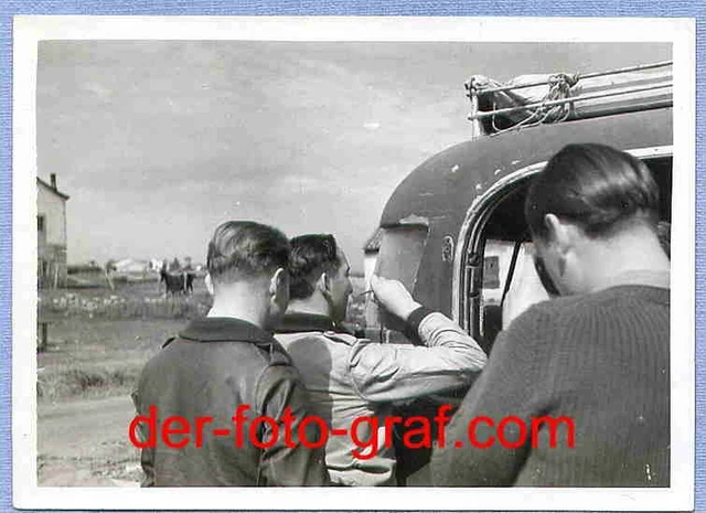 FOTO, LEGION CONDOR, Flieger, bemalt den Bus, 1937 !!! EUR 14,14 ...