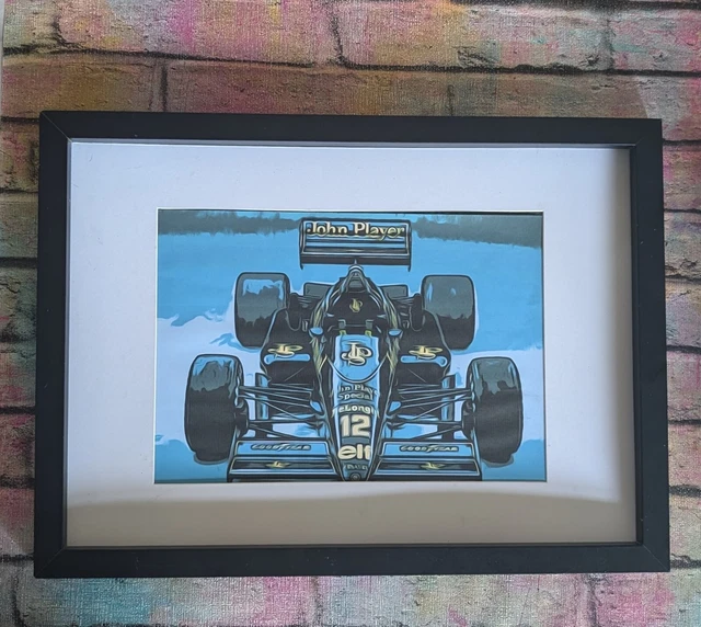 FORMULA 1 F1 Ayrton Senna f1 Lotus Legends Picture Print Pop Art ...