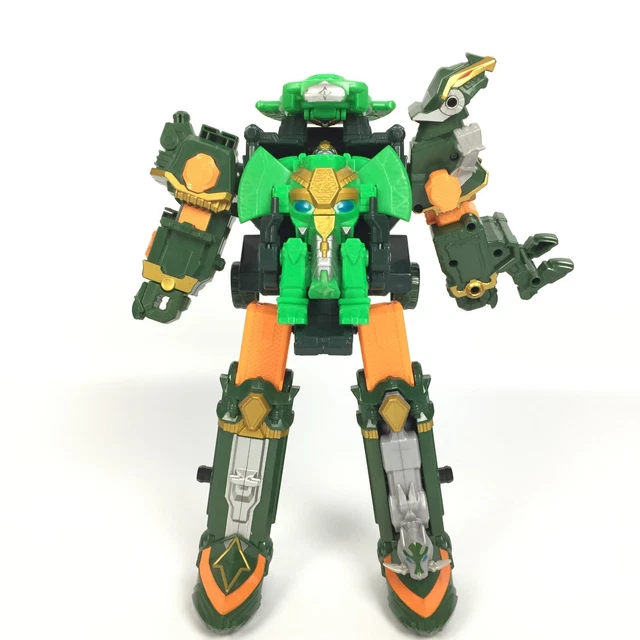 POWER RANGERS NINJA Steel DX Rumble Tusk Megazord / Robot Bandai ...