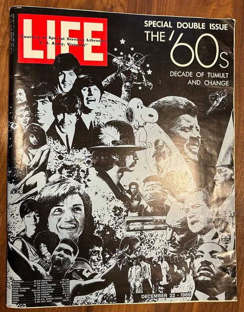 LIFE MAGAZINE SPECIAL DOUBLE ISSUE "THE 60's" DEC 26, 1969 - US Army ...