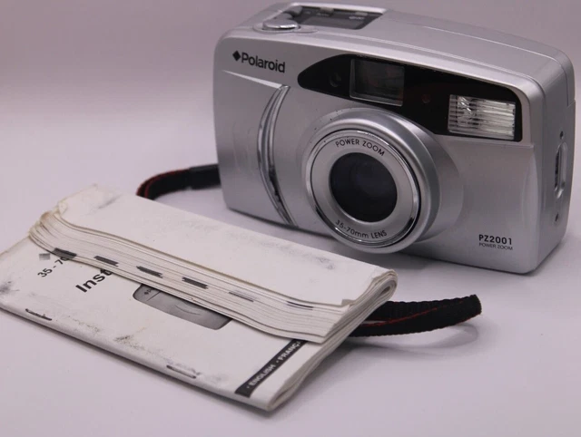 POLAROID PZ2001 POWER Zoom 35mm Pocket Camera with Original Case - Used ...