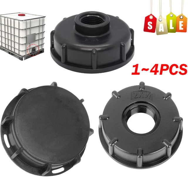 IBC CONTAINER ADAPTER Zubehör 3/4" 1" Kappe Deckel Auslaufhahn ...
