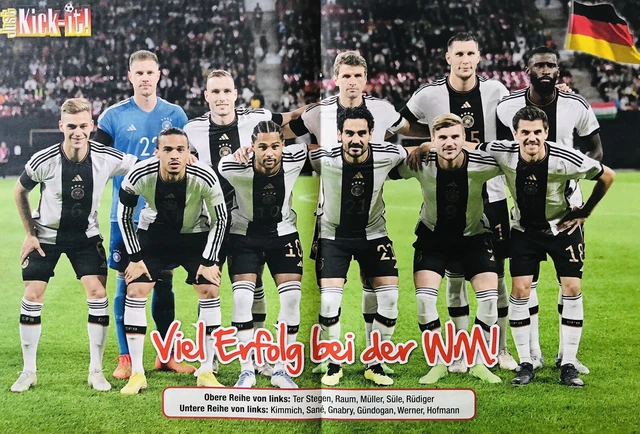 DFB TEAM GERMANY FIFA World Cup 2022 Qatar fan poster poster fan Qatar ...