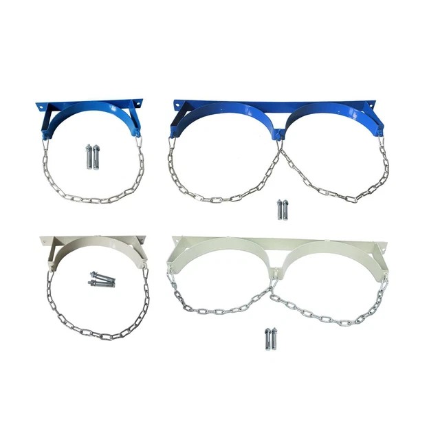 GAS CYLINDER BRACKET Helium Tank Wall Mounted Compressed Cylinders ...