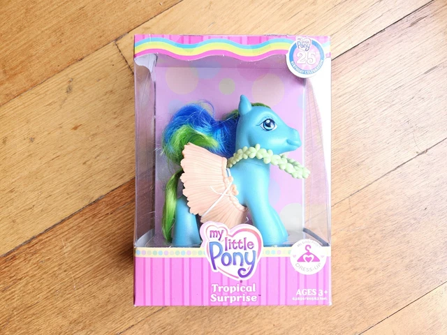 MY LITTLE PONY G3 25th Anniversary Tropical Surprise Pony 2007 BNIB $20 ...