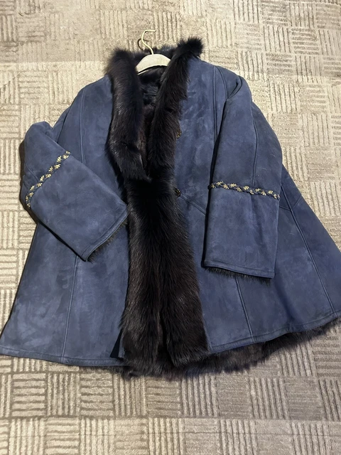 GIACCA DONNA MONTONE vera pelle Shearling originale made in Italy EUR ...