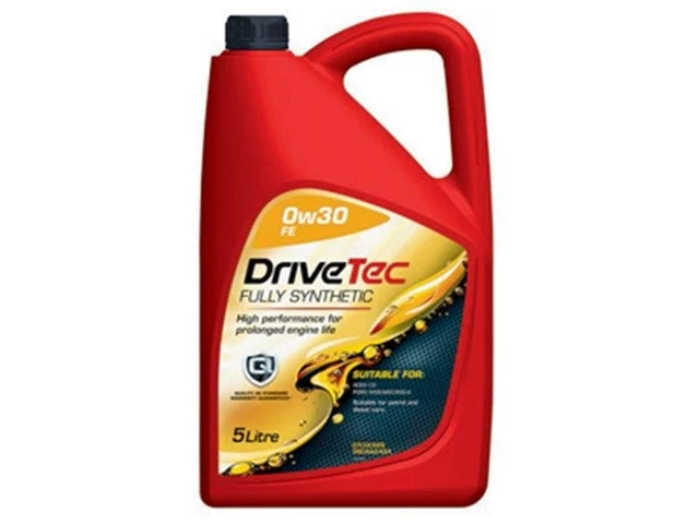 DRIVETEC 0W30 ENGINE Oil Fully Synthetic Fe 5L + MANN Oil Filter Fits ...