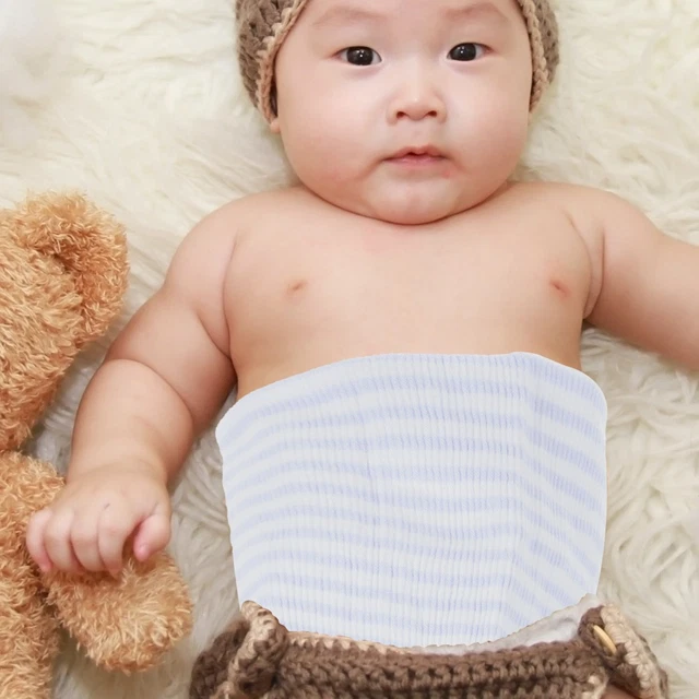 BABY STRIPE BELLY Band Newborn Abdomen Band Keep Warm Belly Band For ...