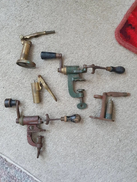 ANTIQUE SHOTGUN RELOADER Tools & Decappers Etc Job Lot £83.89 - PicClick UK