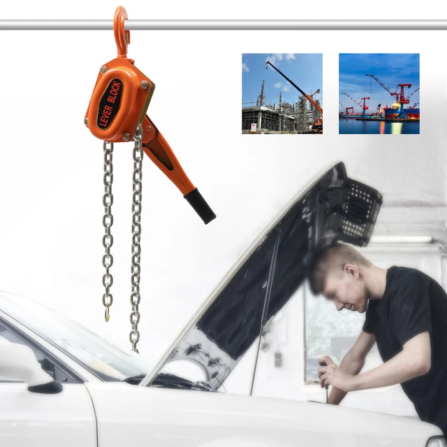 3 TON HEAVY Duty Ratchet Lever Hoist Hand Puller Winch Come Along 2 ...