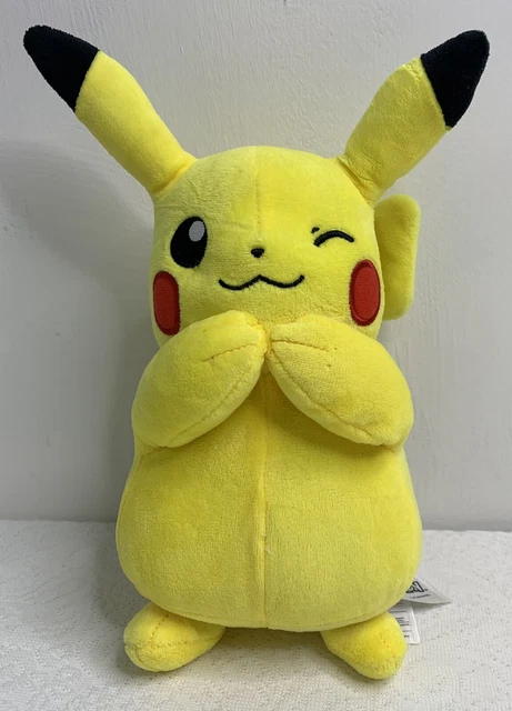 WINKING POKÉMON PIKACHU Plush - Pokemon Official Licensed 8" Excellent ...