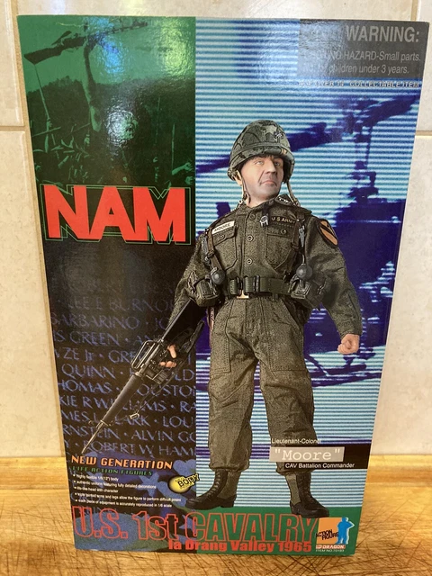 RARE DRAGON MODELS 1/6 Figure: Lieutenant Colonel Moore U.S 1st Cavalry ...
