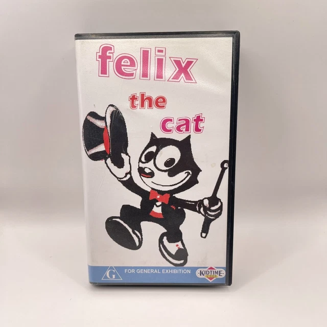 FELIX THE CAT Kidtime Video (VHS) 30 Minutes Colour Cartoon $6.95 ...