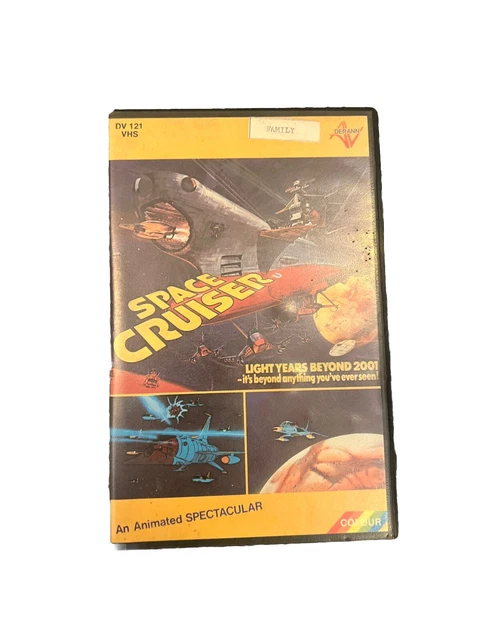 SPACE CRUISER VHS Battleship Yamato RARE Derann 1980 Release £25.00 ...