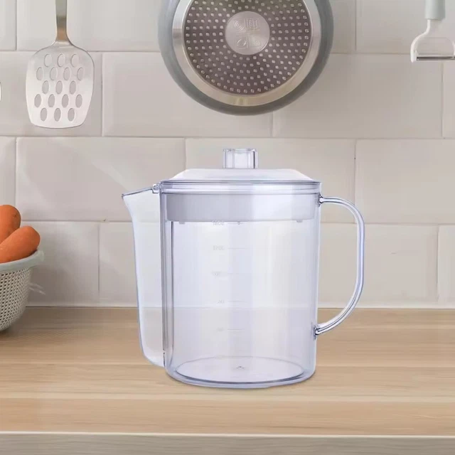 SCALED FAT SEPARATOR Jug 1.5L Grease Skimmer Pitcher Soup £15.07 ...