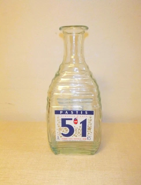 BOUTEILLE D'EAU DE MARQUE PASTIS 51 LIQUEUR D'ANIS de PERNOD EUR 35,00 - PicClick FR