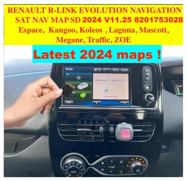NAVIGATION MAP UPDATE 2024 for RENAULT R-LINK EVOLUTION - LATEST UPDATE ...