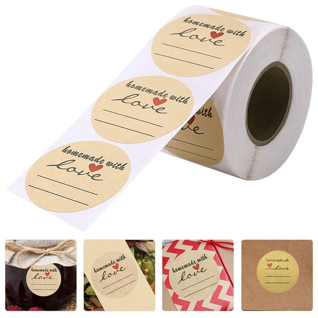 BAKERY STICKERS FOR Packaging Handmade Self-adhesive Paper Sealing ...