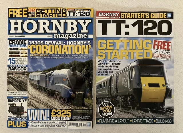HORNBY MAGAZINE - JANUARY 2025 - ISSUE 211 - NEW Model Railway Trains £ ...
