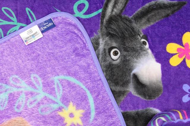 DISNEY ENCANTO LUISA Flex Donkey Lift Plush Throw Blanket 46' x 60' £25 ...