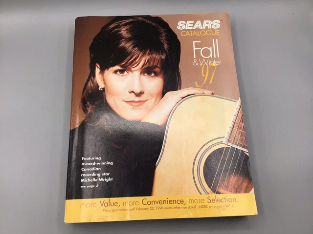 VTG SEARS CANADA 1997 Fall & Winter Catalog - Michelle Wright cover ...