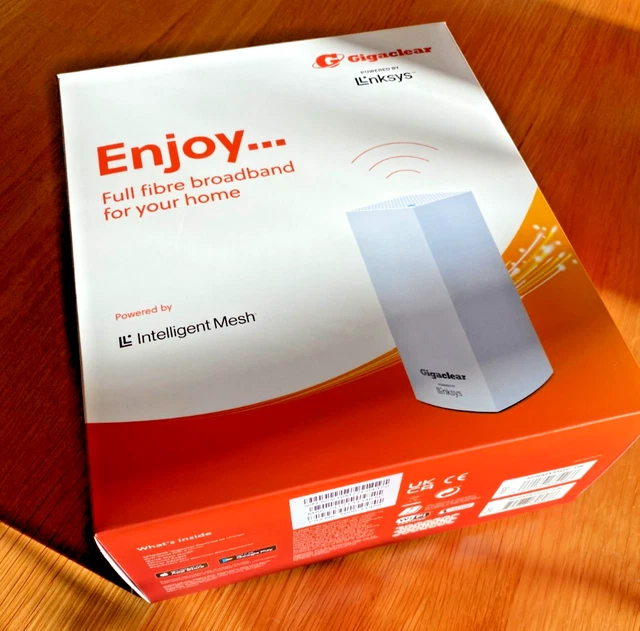 LINKSYS SPNMX55 GIGACLEAR Powered Dual Band WiFi 6 Mesh Router BNIB ...