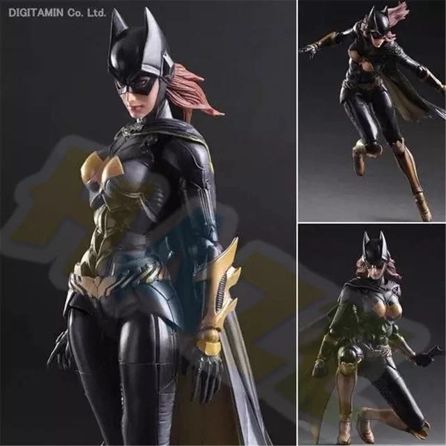PLAY ARTS KAI Batman Arkham Knight Batgirl Figure Model Toy In Box 25cm ...