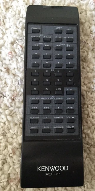 KENWOOD RC-311 COMPACT Hi-Fi Stereo Remote Control For A-311, X-311, X ...