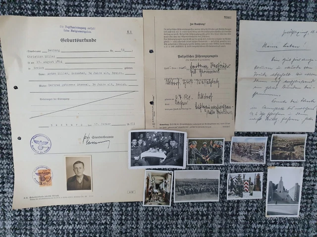 ORIGINAL GERMAN WW2 letter. Documents+Photos+Cigarette Cards. $9.86 ...